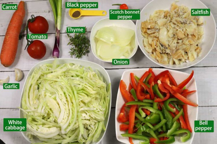 Steamed Cabbage And Saltfish Recipe